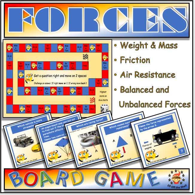 Forces - 13 Game Compendium for Middle School Science - Amped Up Learning