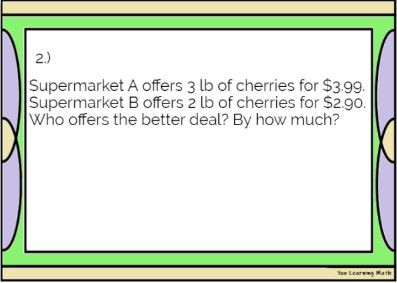 Ratios, Rates and Conversions - Google Forms Quiz: 20 Problems - Amped ...