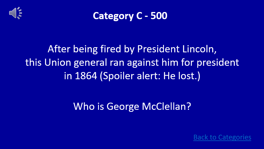 Civil War Jeopardy - Amped Up Learning