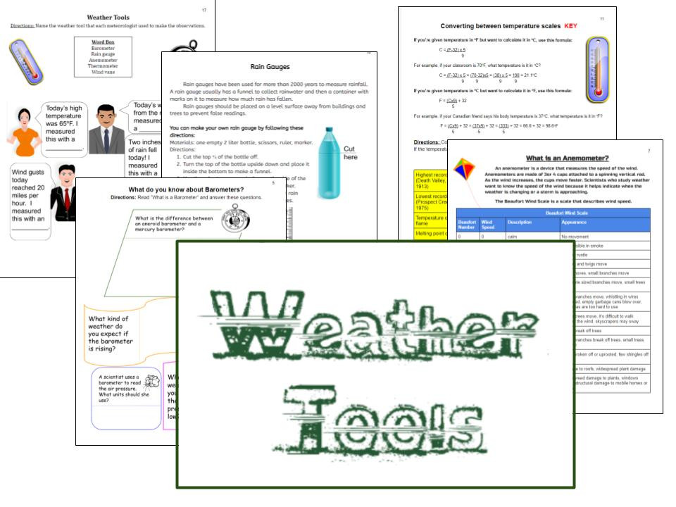 Weather Tools - Amped Up Learning