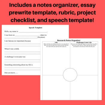 Wax Museum Research Project for Upper Elementary - Amped Up Learning