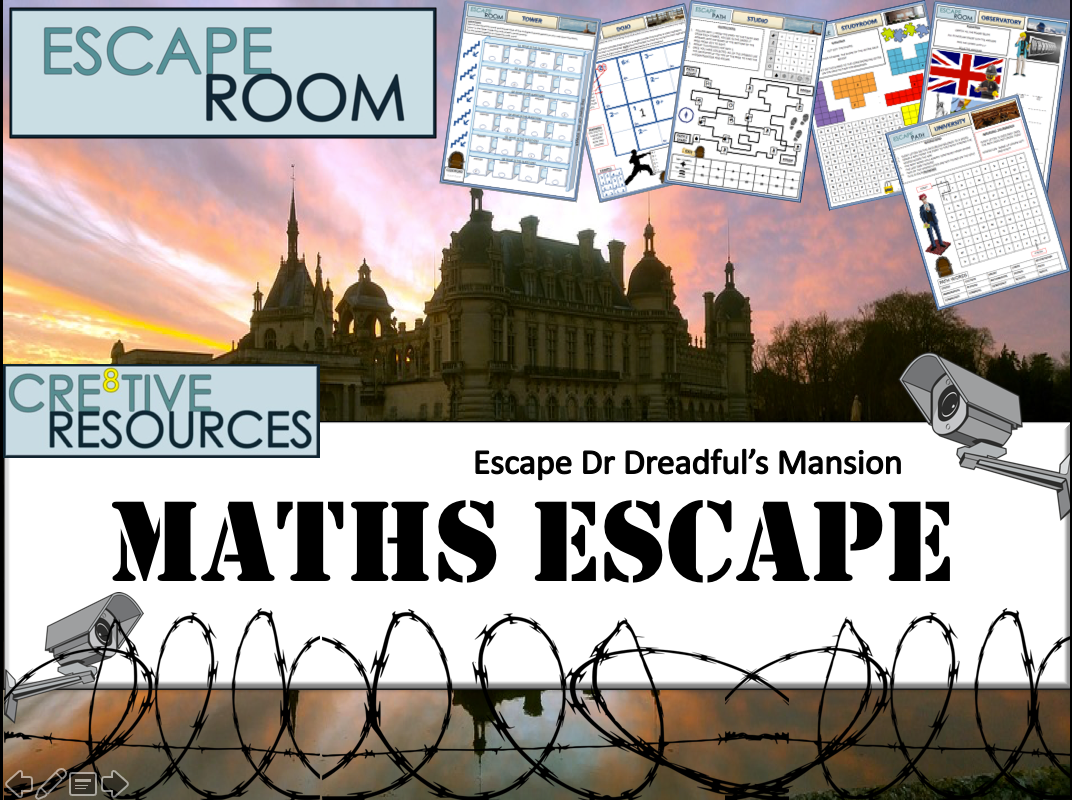 3rd Gen Maths Digital Escape Room - Amped Up Learning