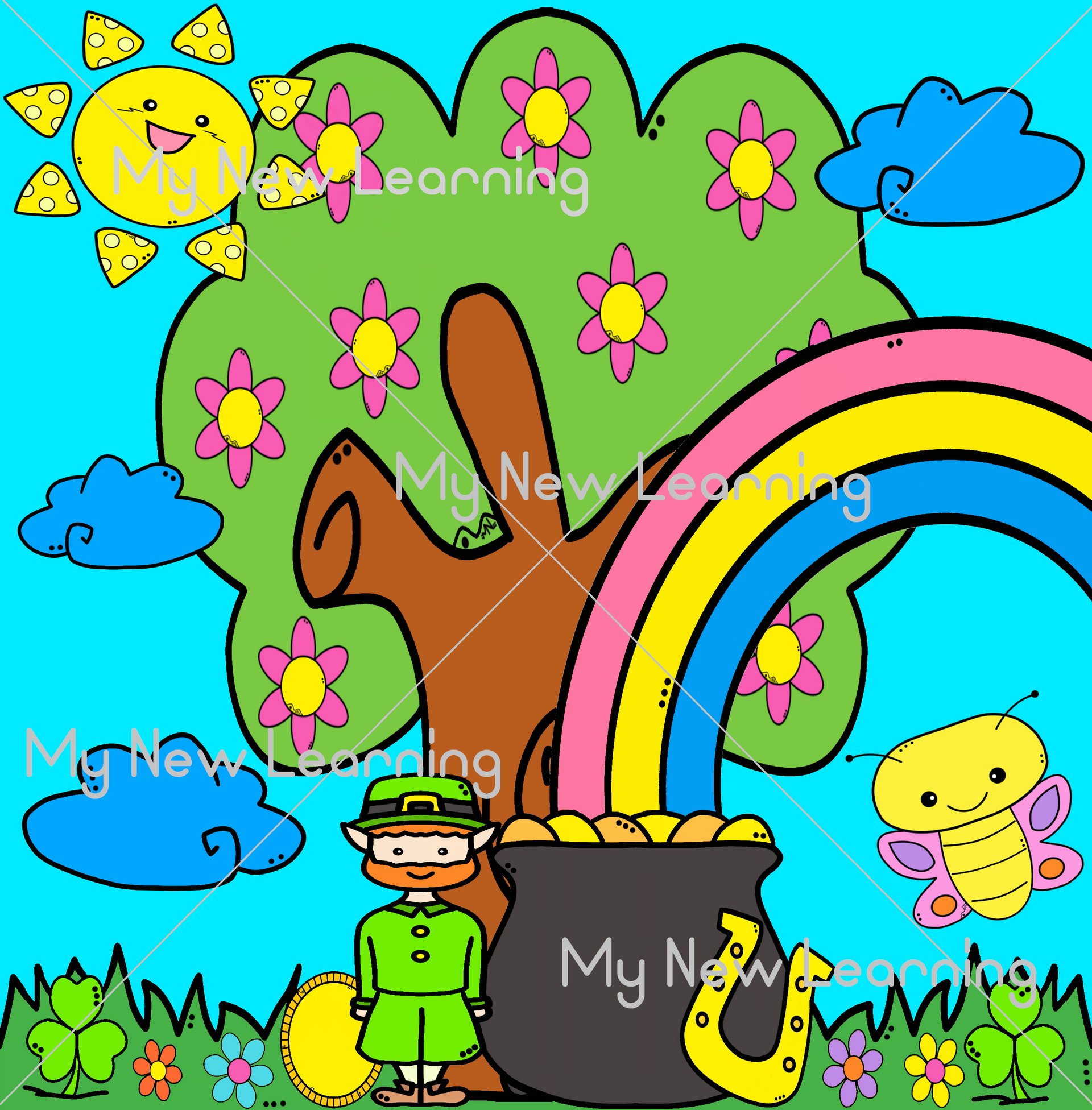 Saint Patrick/ Leprechaun Clip Art (March - 40 images) - Amped Up Learning