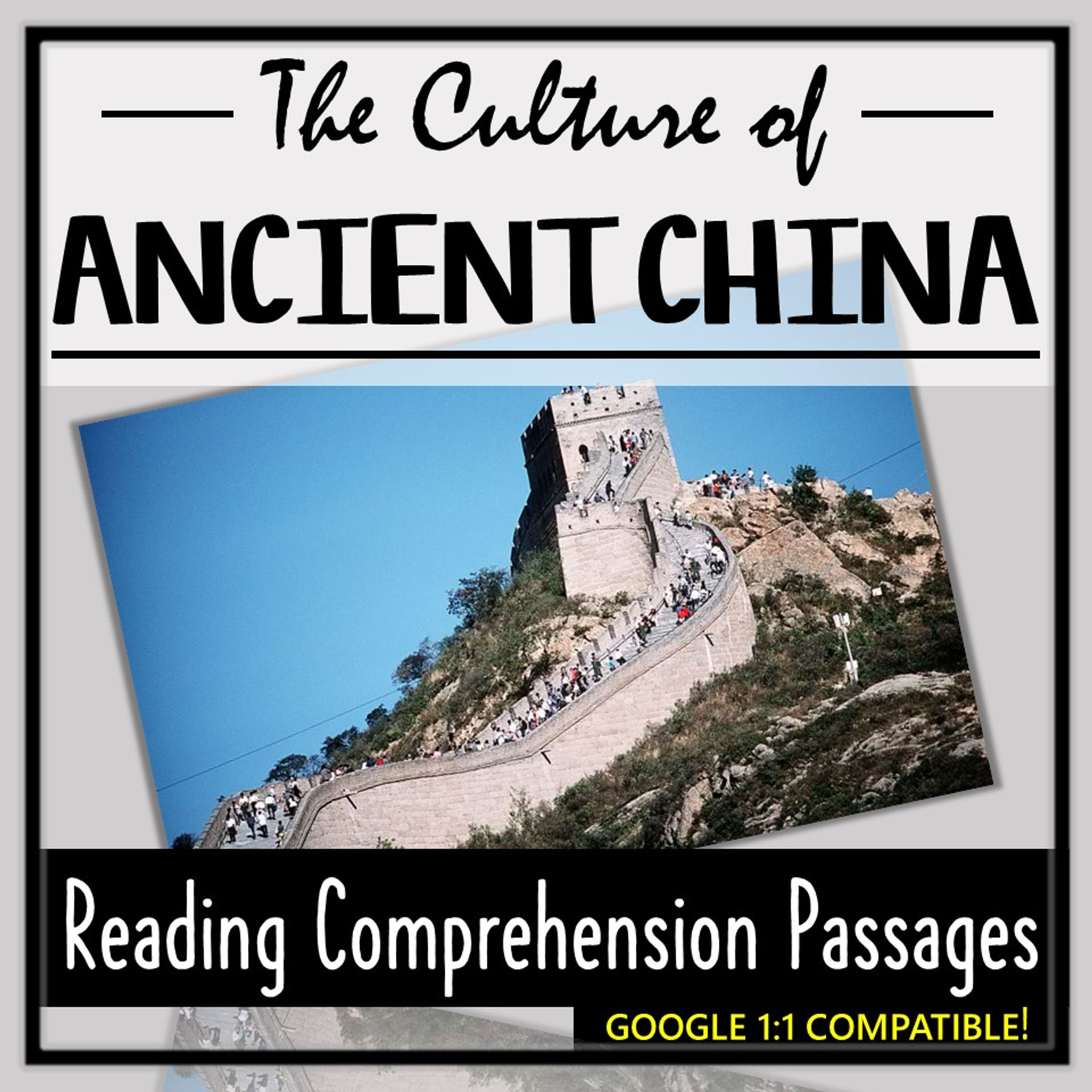 Ancient China Reading Comprehension- The Culture of China! - Amped Up ...