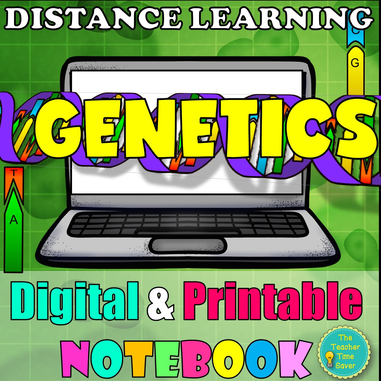 Genetics & Heredity Biology Digital Interactive Notebook - Amped Up ...