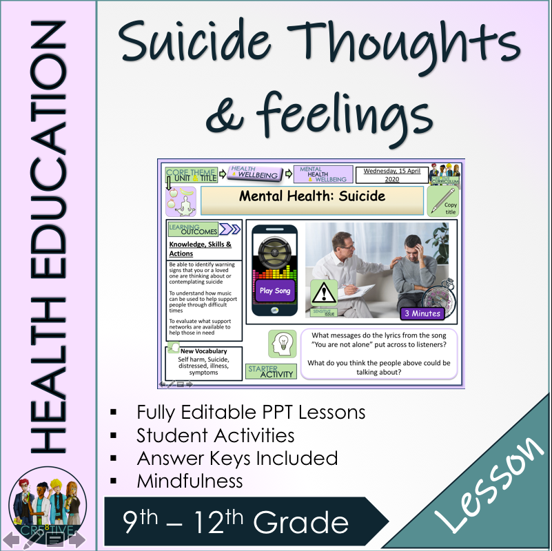 Suicide - Mental Health - Amped Up Learning