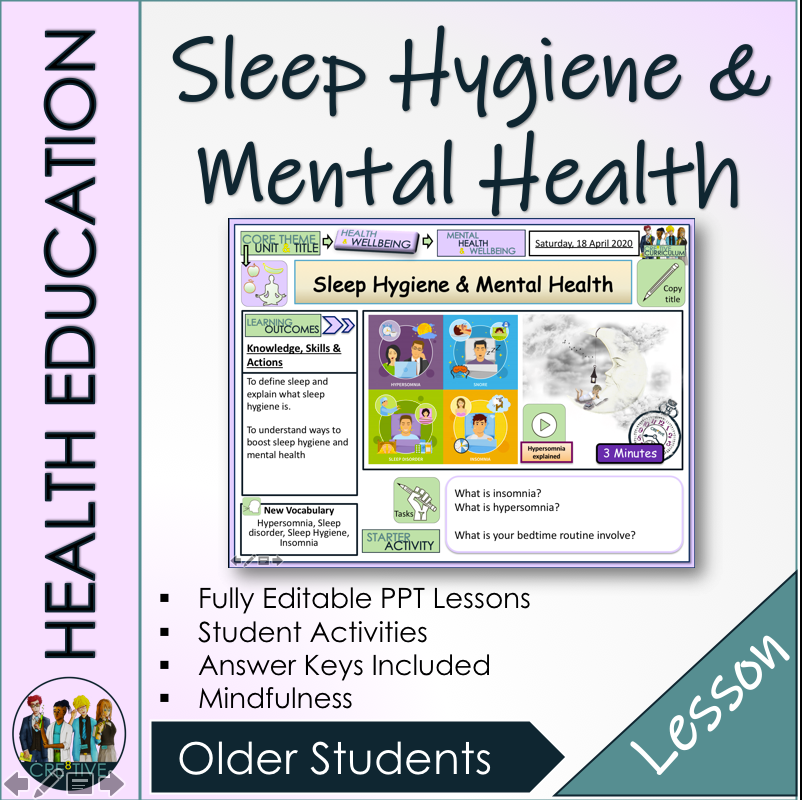 Sleep Hygiene and Mental Health - Amped Up Learning