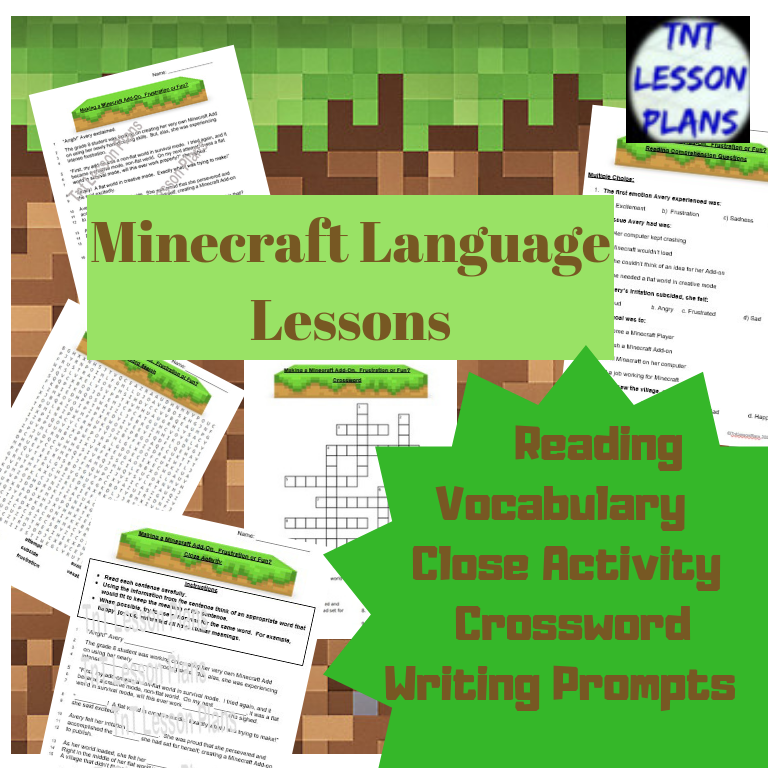 Minecraft Language Lessons For Middle School - Amped Up Learning