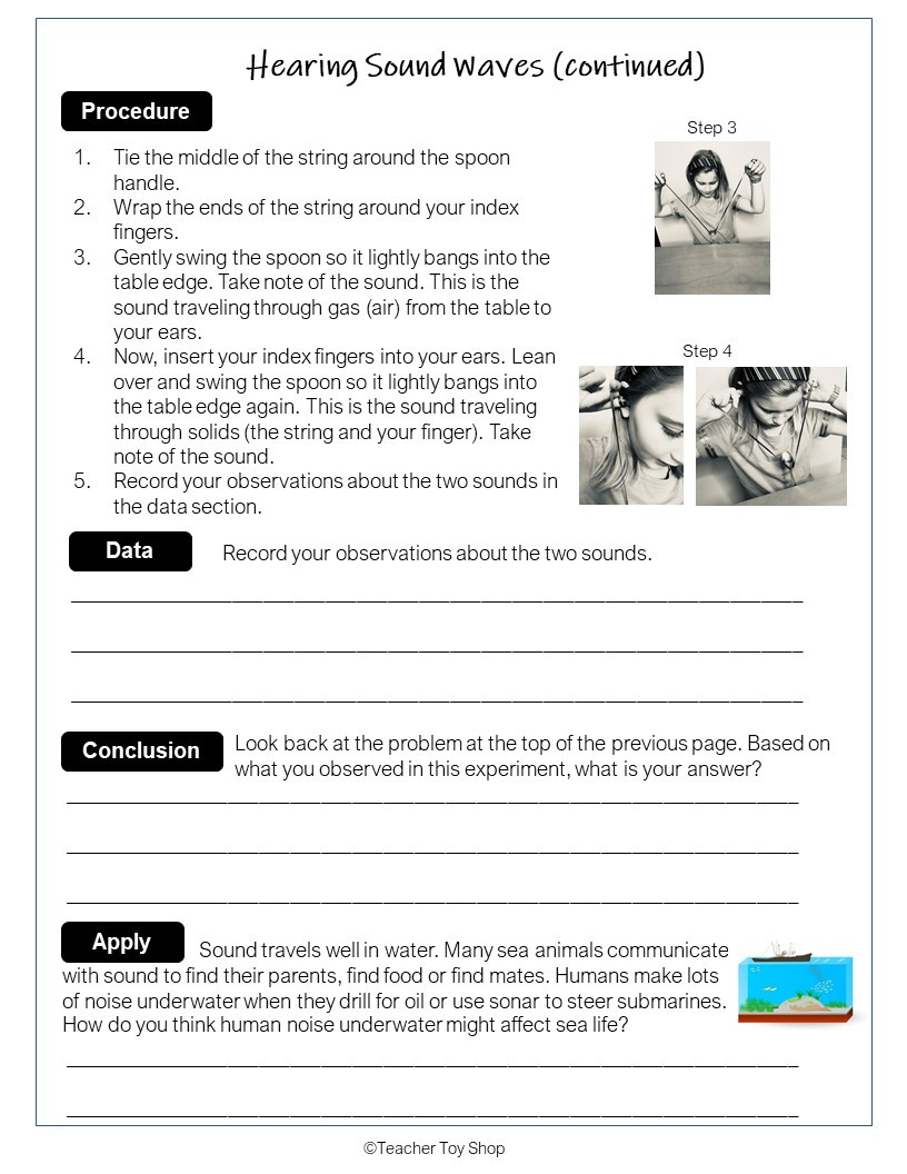 Sound Waves Experiment