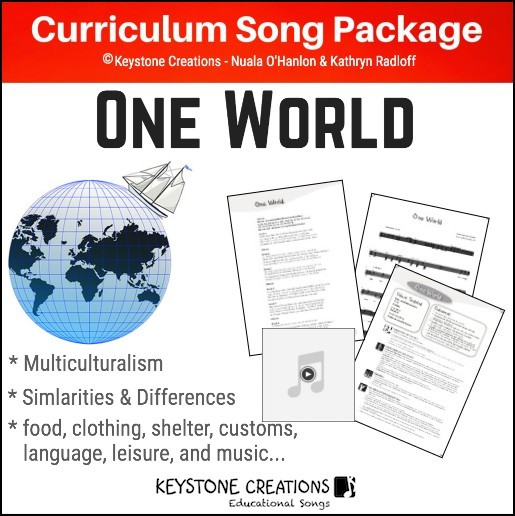 'A CLASS FAMILY' (Grades Pre K-4) ~ Curriculum Song MP3 & Lesson ...