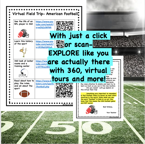 Football Virtual Field Trip