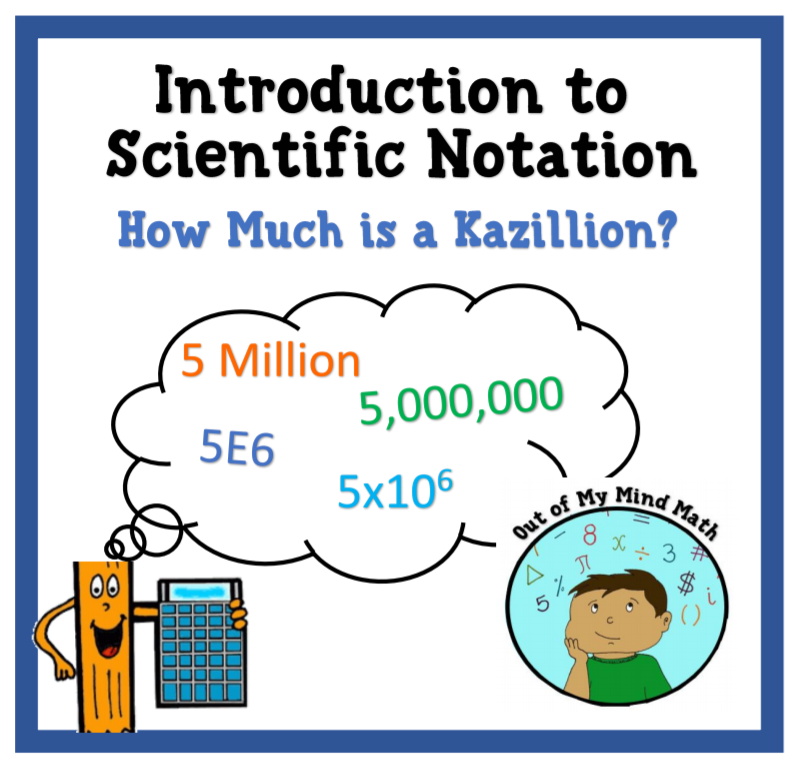 Scientific Notation Bundle of Five Lessons