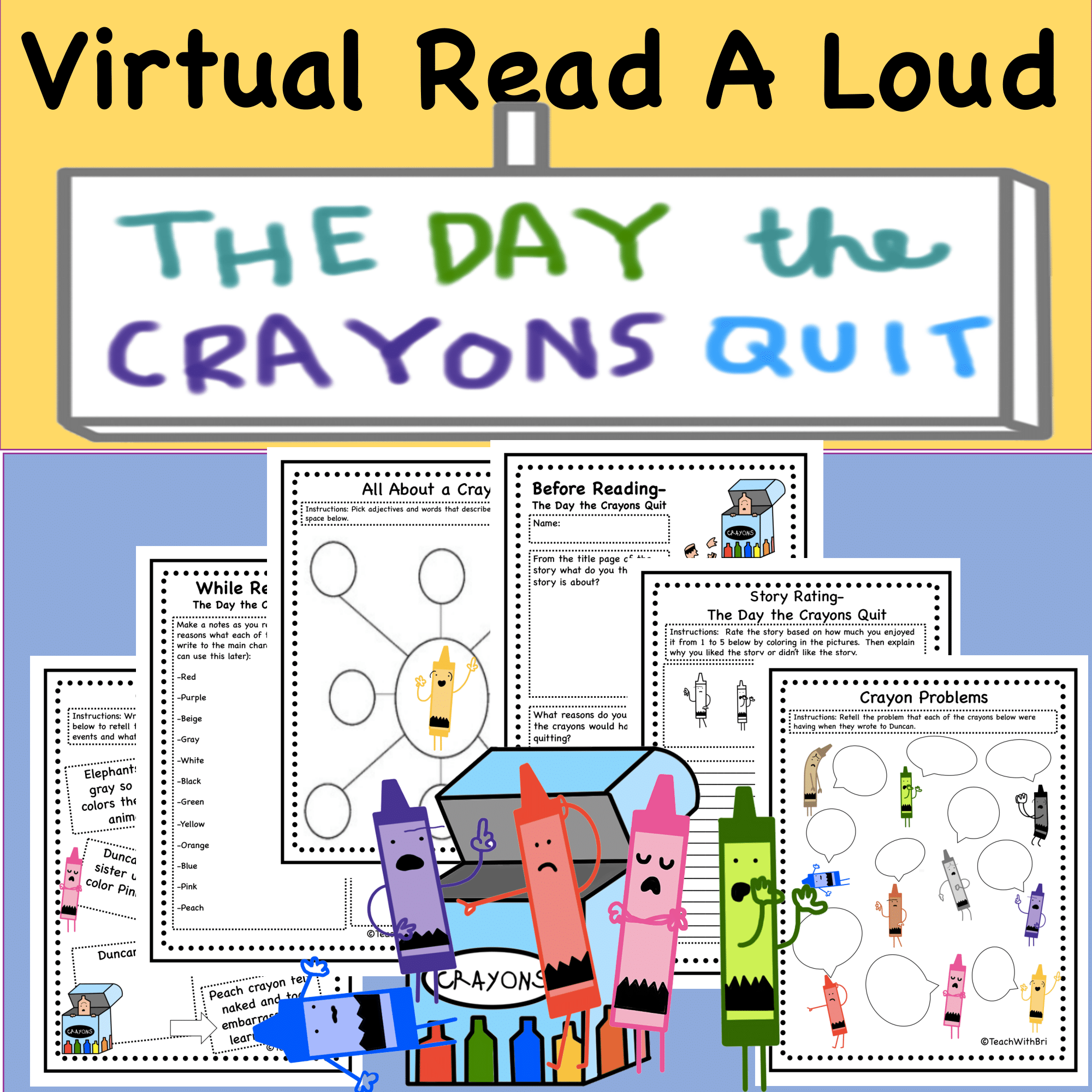 Virtual Read-A-Loud - The Day the Crayons Quit