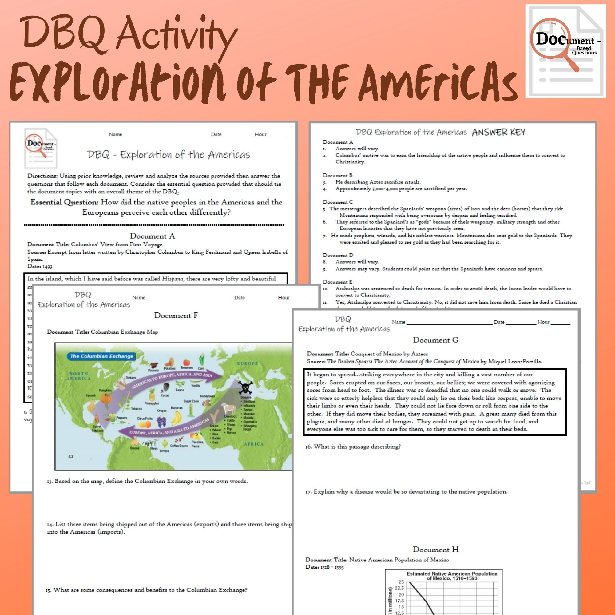 DBQ: Exploration of the Americas