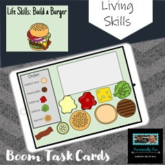 Life Skills: Build a Burger Boom Cards