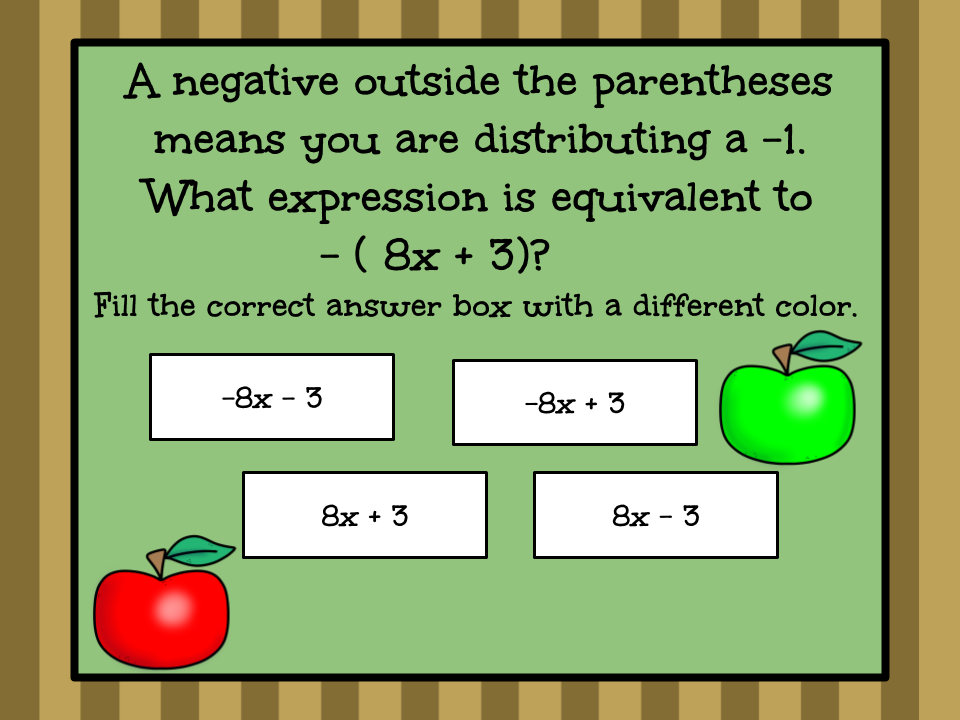 Valentine's Day Pixel Art - Distributive Property
