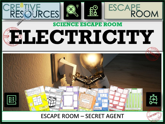 Electricity Bundle: Escape Room, STEM Challenge, Component Posters ...