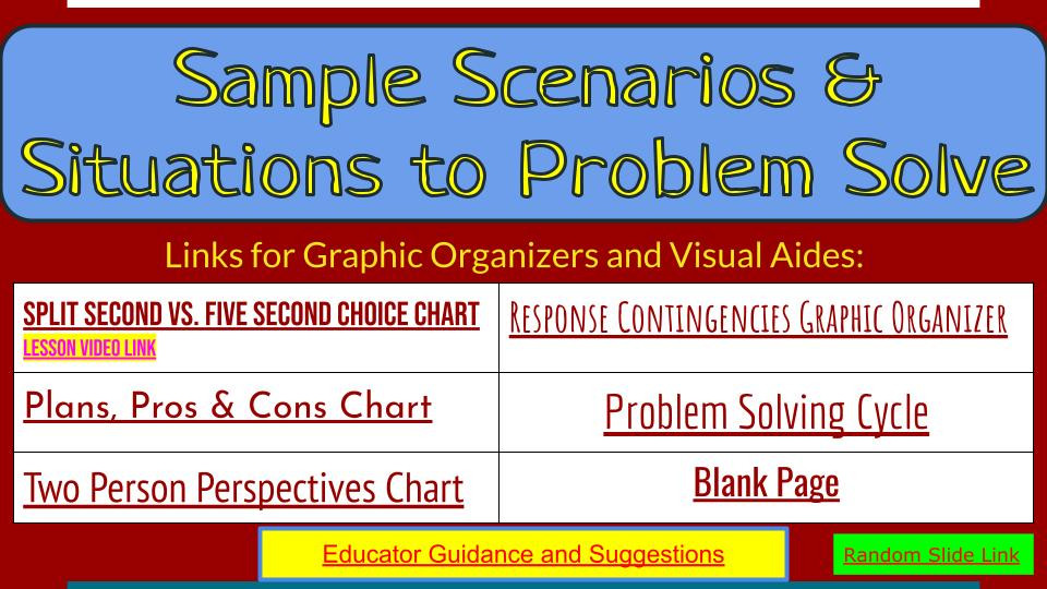 Social Emotional Learning Activities with Graphic Organizers
