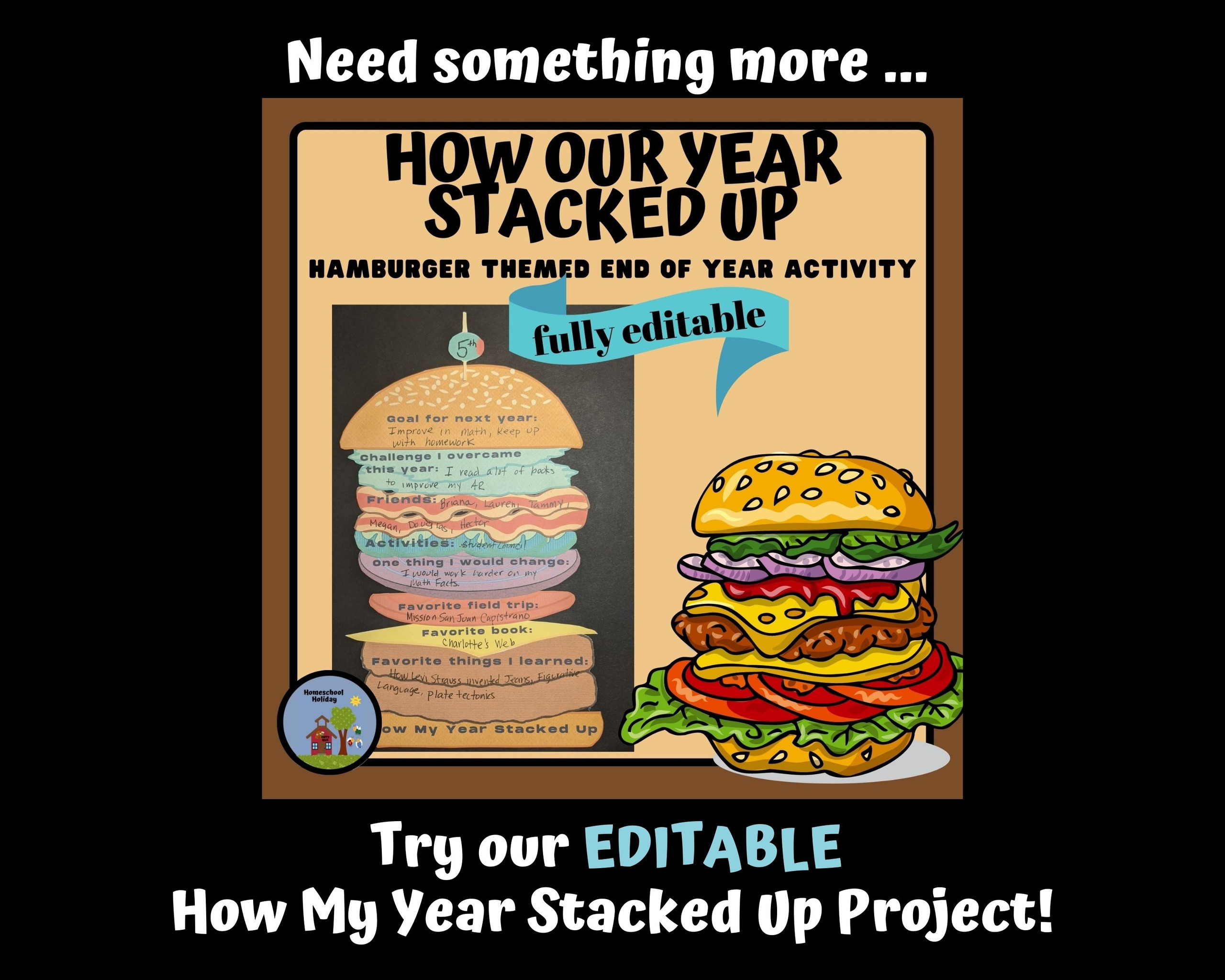 End of the Year Writing Freebie