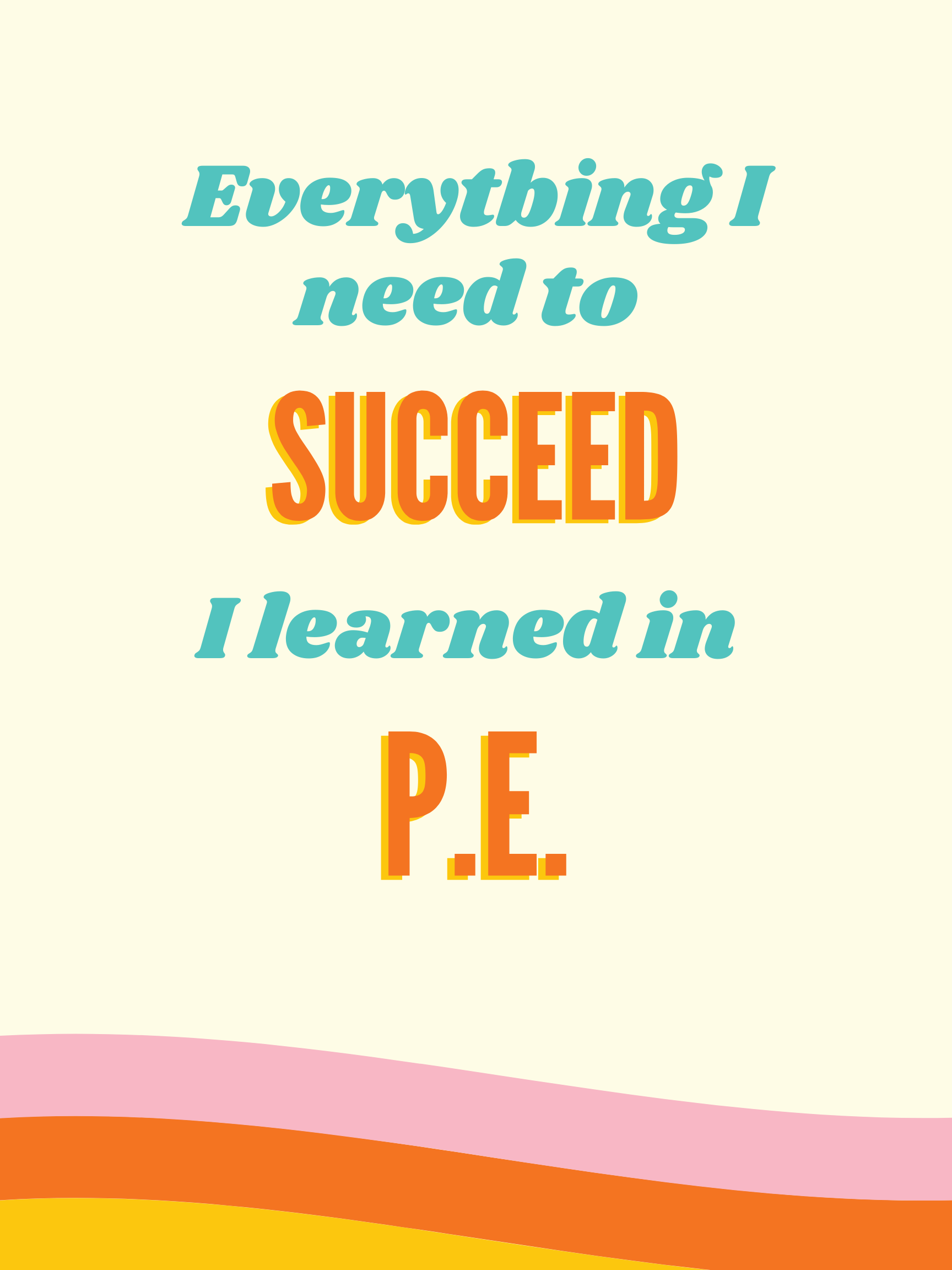 PE Posters and Bulletin Board materials