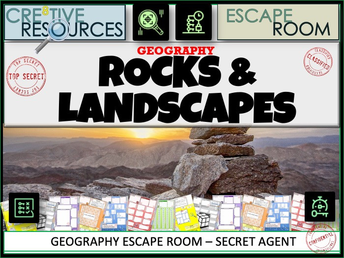 Rocks and Landscapes - Geography Escape Room