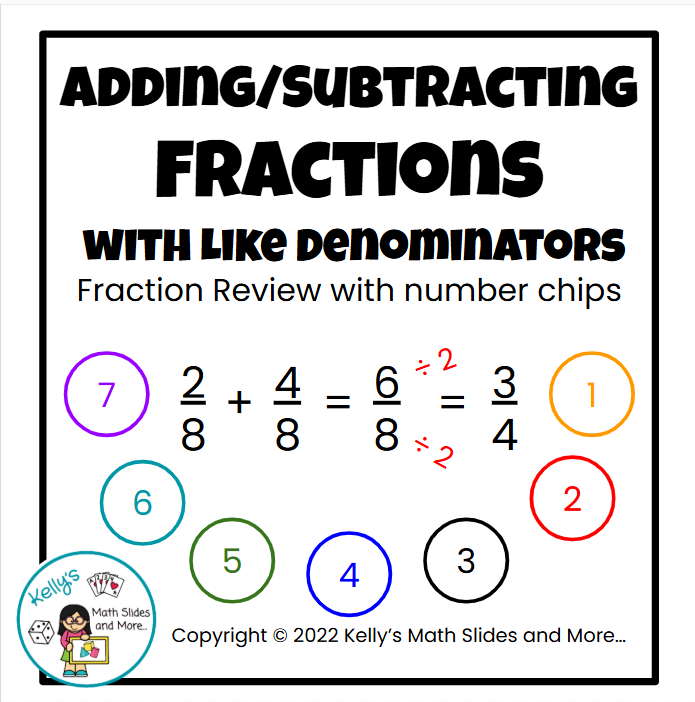 Fractions Review - Adding and Subtracting with Unlike Denominators ...