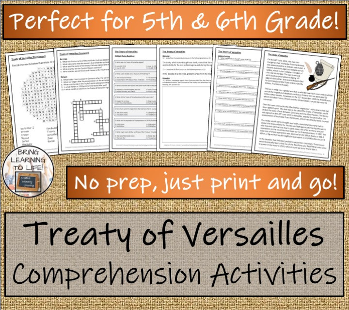 WW1 Simulation Treaty of Versailles Renegotiated - Amped Up Learning