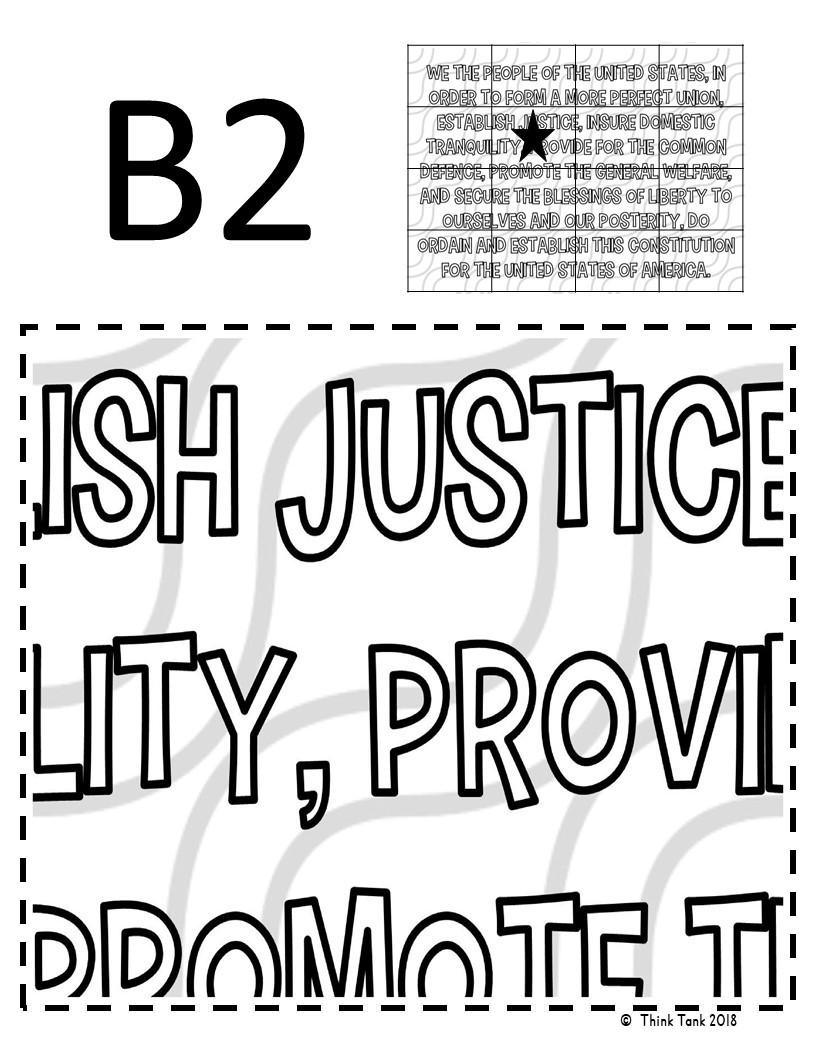 Preamble Scramble Collaborative Poster - Amped Up Learning