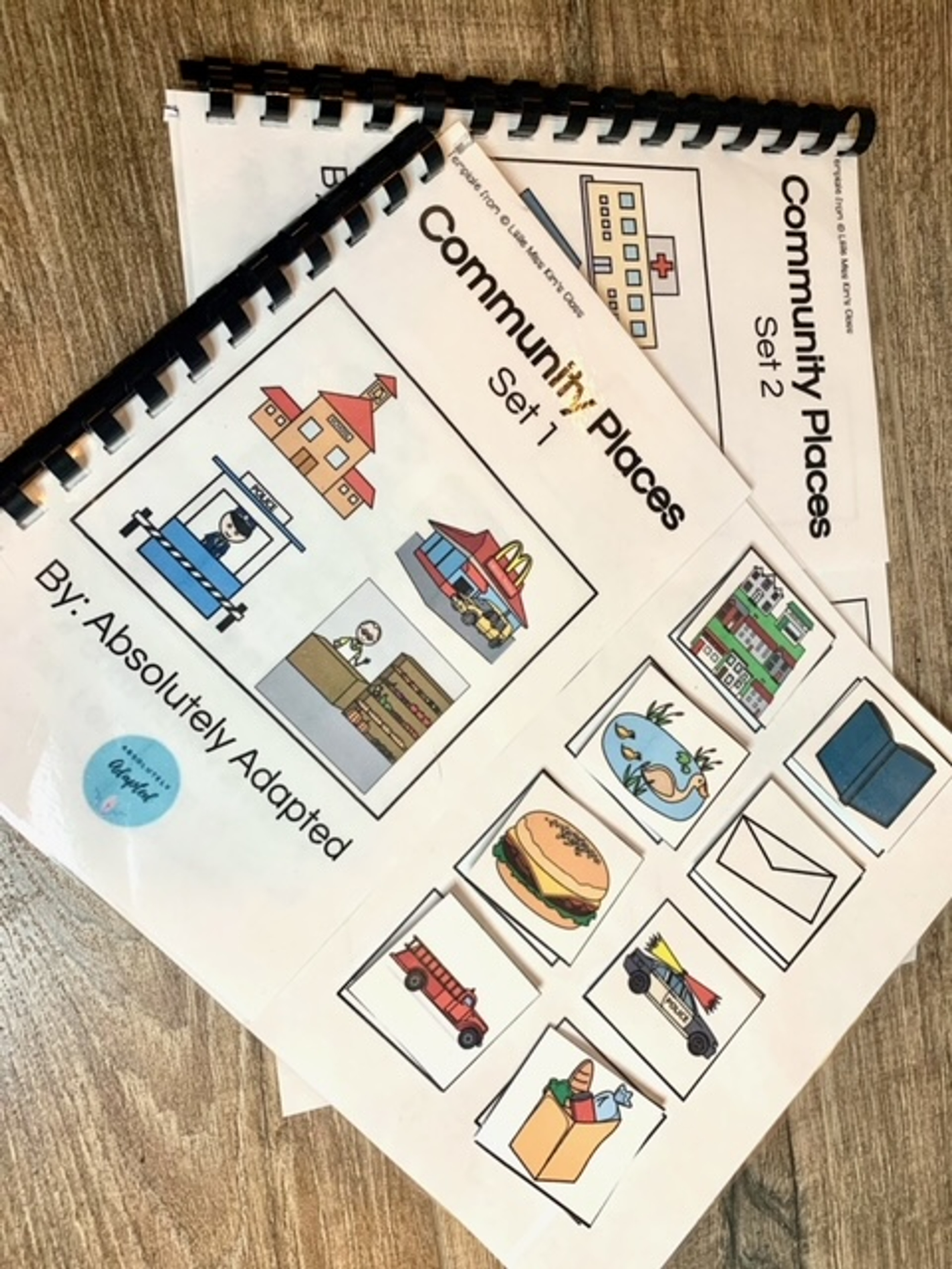 Community Places Interactive Adapted Book Set