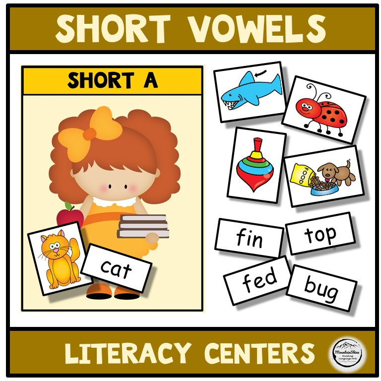 Short Vowels Literacy Centers