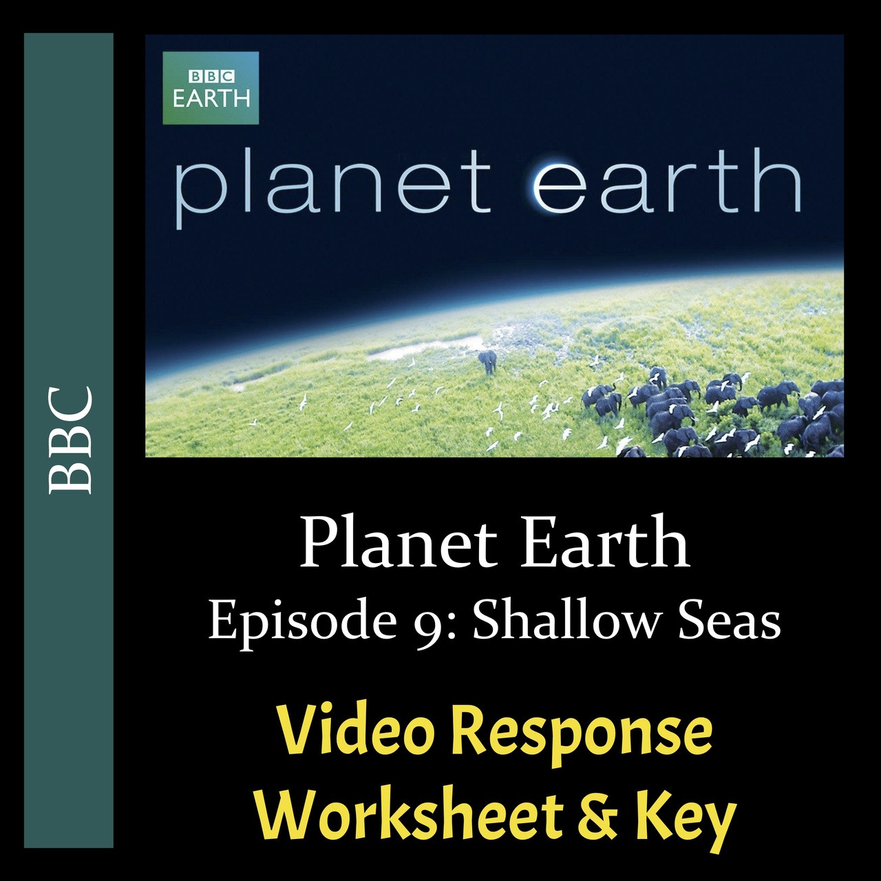 Planet Earth - Episode 09: Shallow Seas - Video Response Worksheet ...