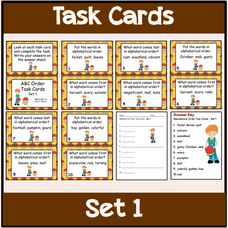 ABC Order BUNDLE - Amped Up Learning