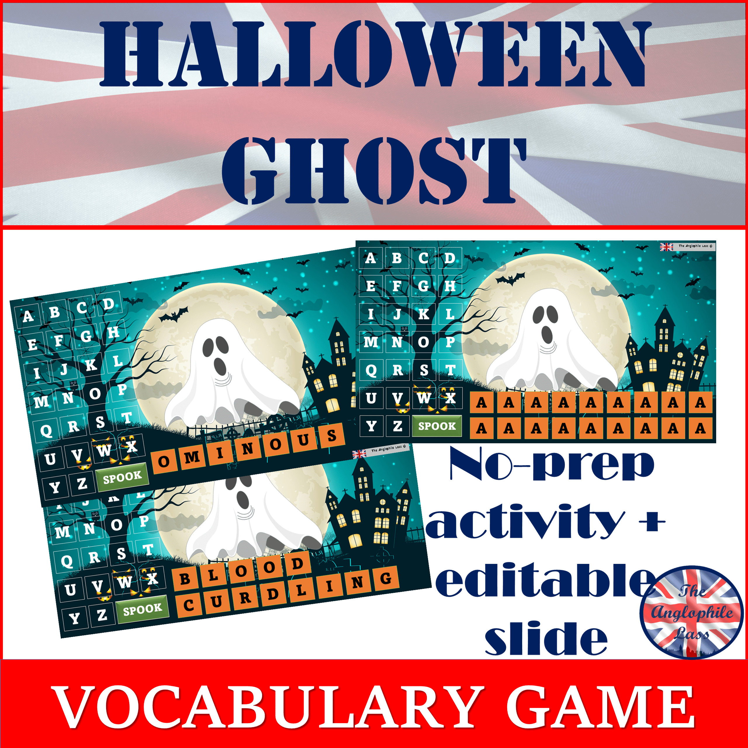 Halloween Ghost | Vocabulary Game | - Amped Up Learning