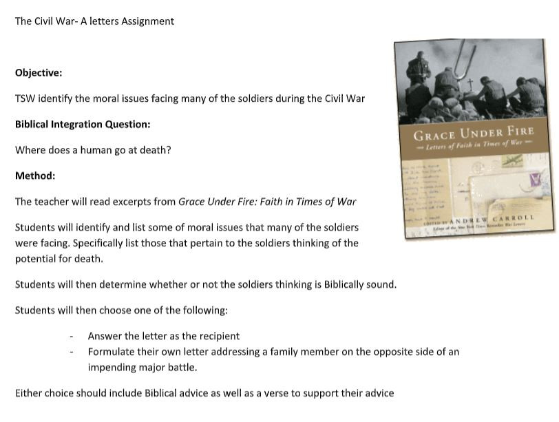 Civil War Portfolio - Amped Up Learning