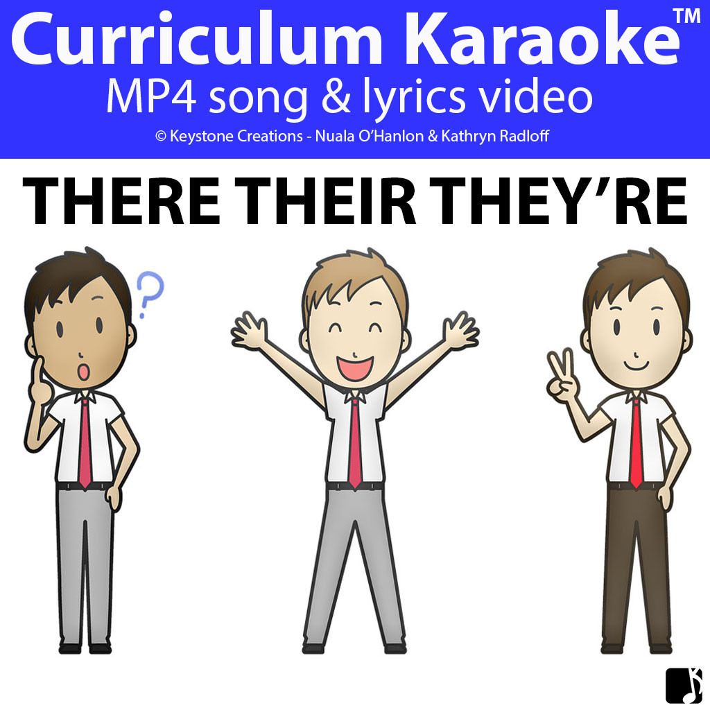 'THERE THEIR THEY'RE' (Grades K-7) ~ Curriculum Song Video - Amped Up ...