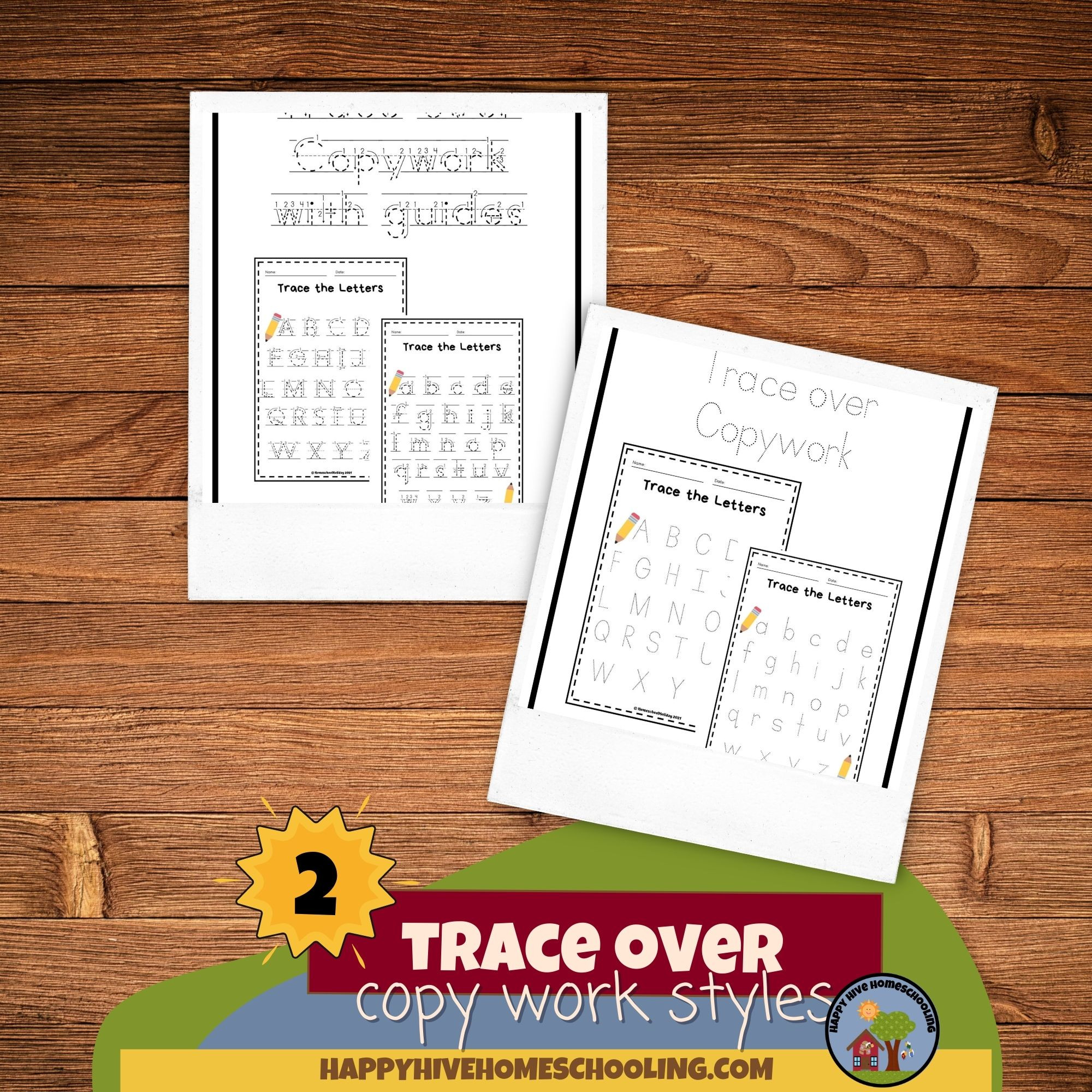 February Copywork Printables- Family Pack