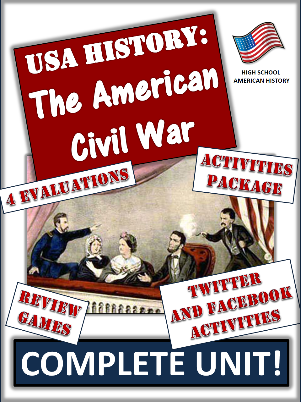 Civil War Unit Bundle: Over 130 Pages/Slides of Dynamic Activities and ...