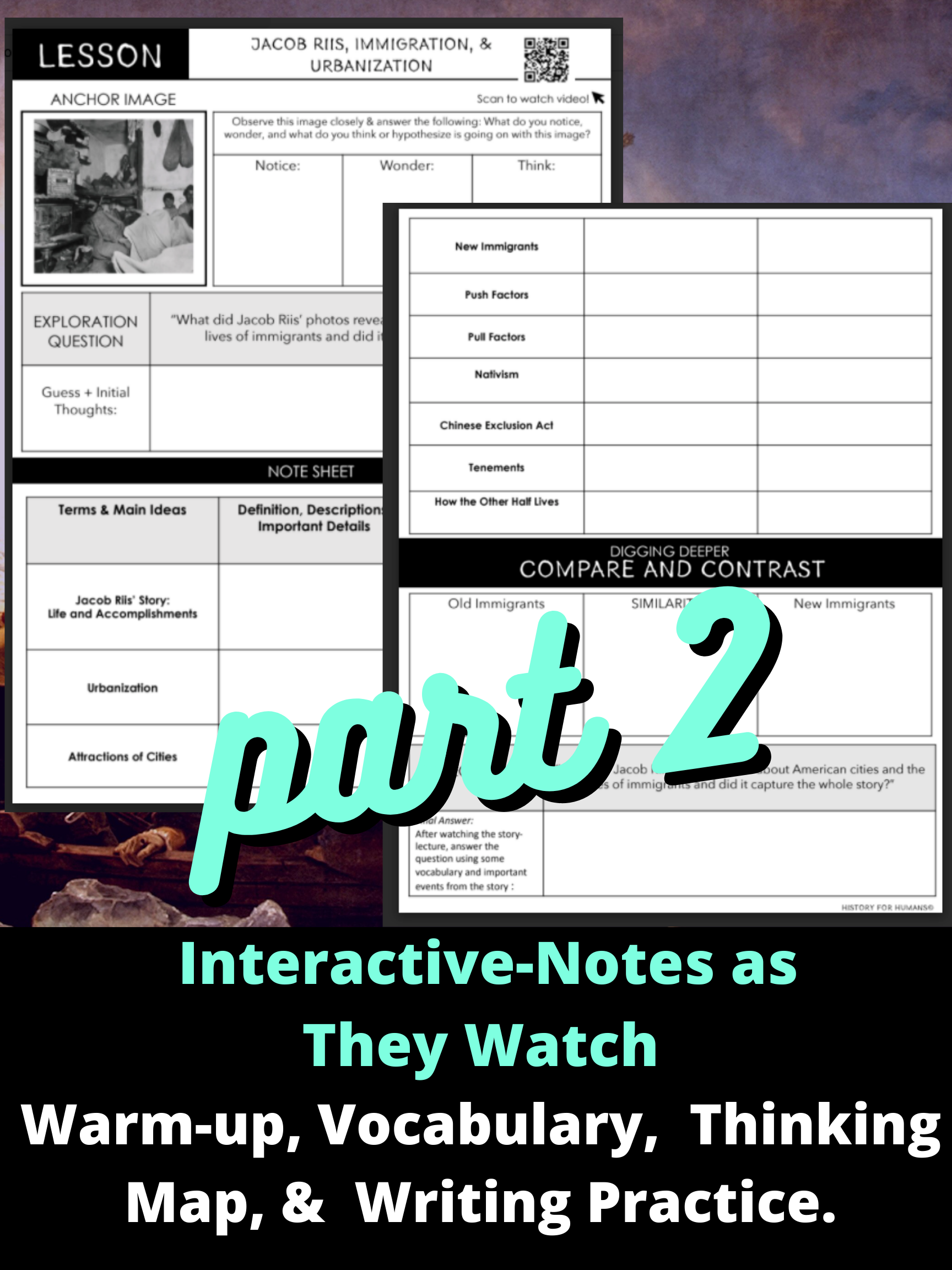 Jacob Riis VIDEO & LESSON | Immigration & Urbanization