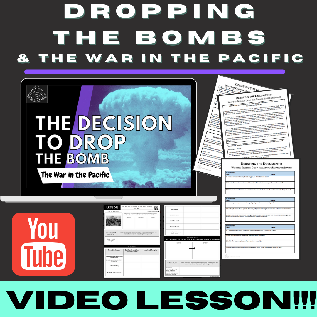 Atomic Bomb Socratic Seminar | VIDEO & LESSON | Hiroshima