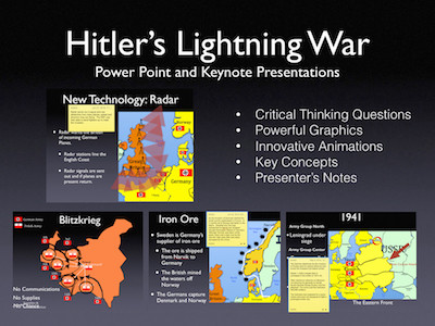 Hitler's Lightning War History Presentation