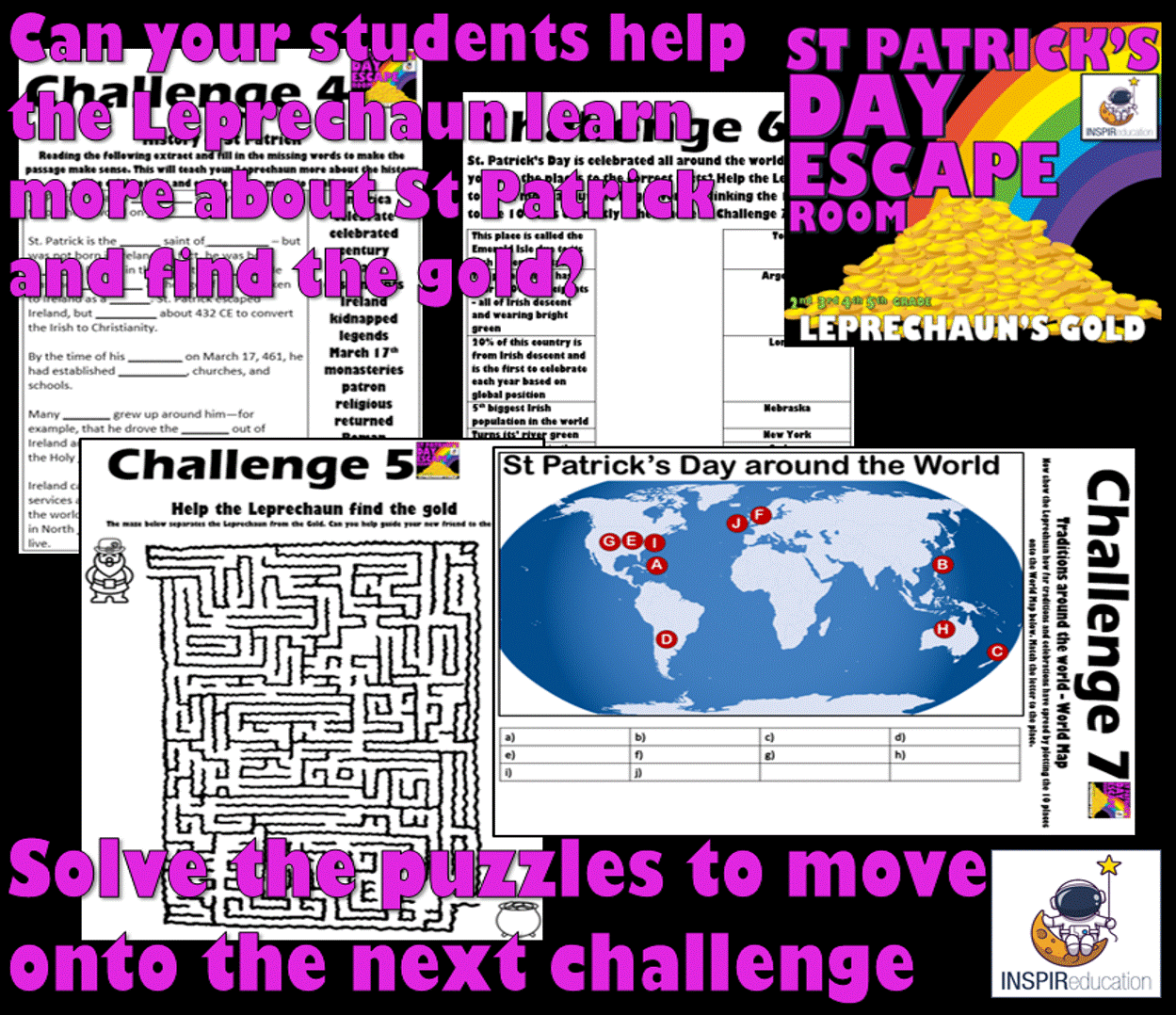 MATH COORDINATES: BUNDLE - Escape Room, Translate, Rotate, Reflect and ...