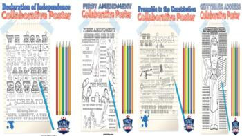 U.S. History Documents Collaborative Poster Bundle