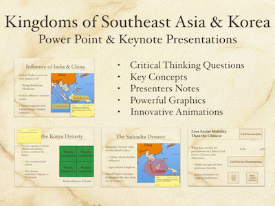 Kingdoms of Southeast Asia and Korea History Presentation