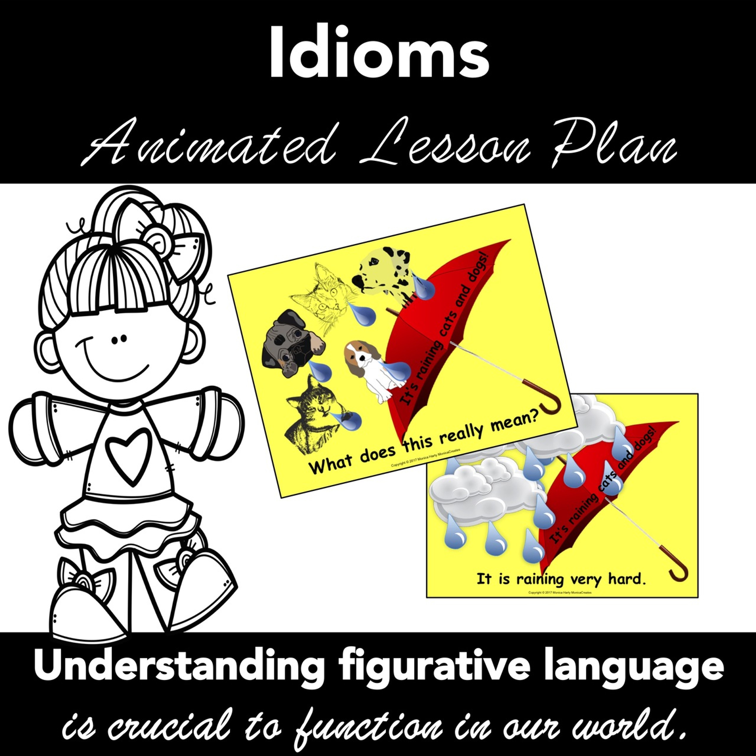 Idioms. (Figurative Language) Complete Animated Lesson Plan ...
