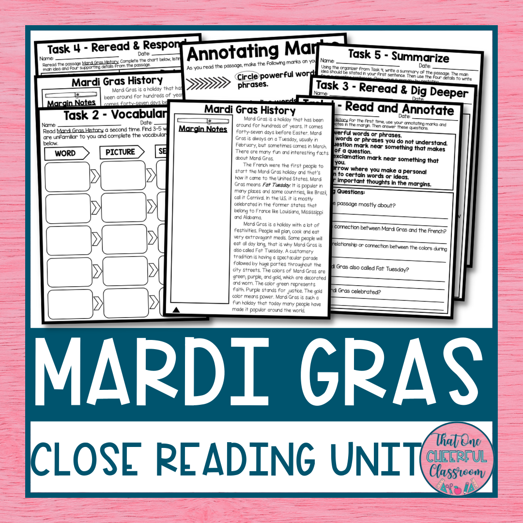 Mardi Gras / Shrove Tuesday - Amped Up Learning