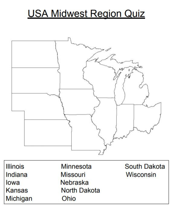 USA 5 Regions Quiz Bundle - Amped Up Learning