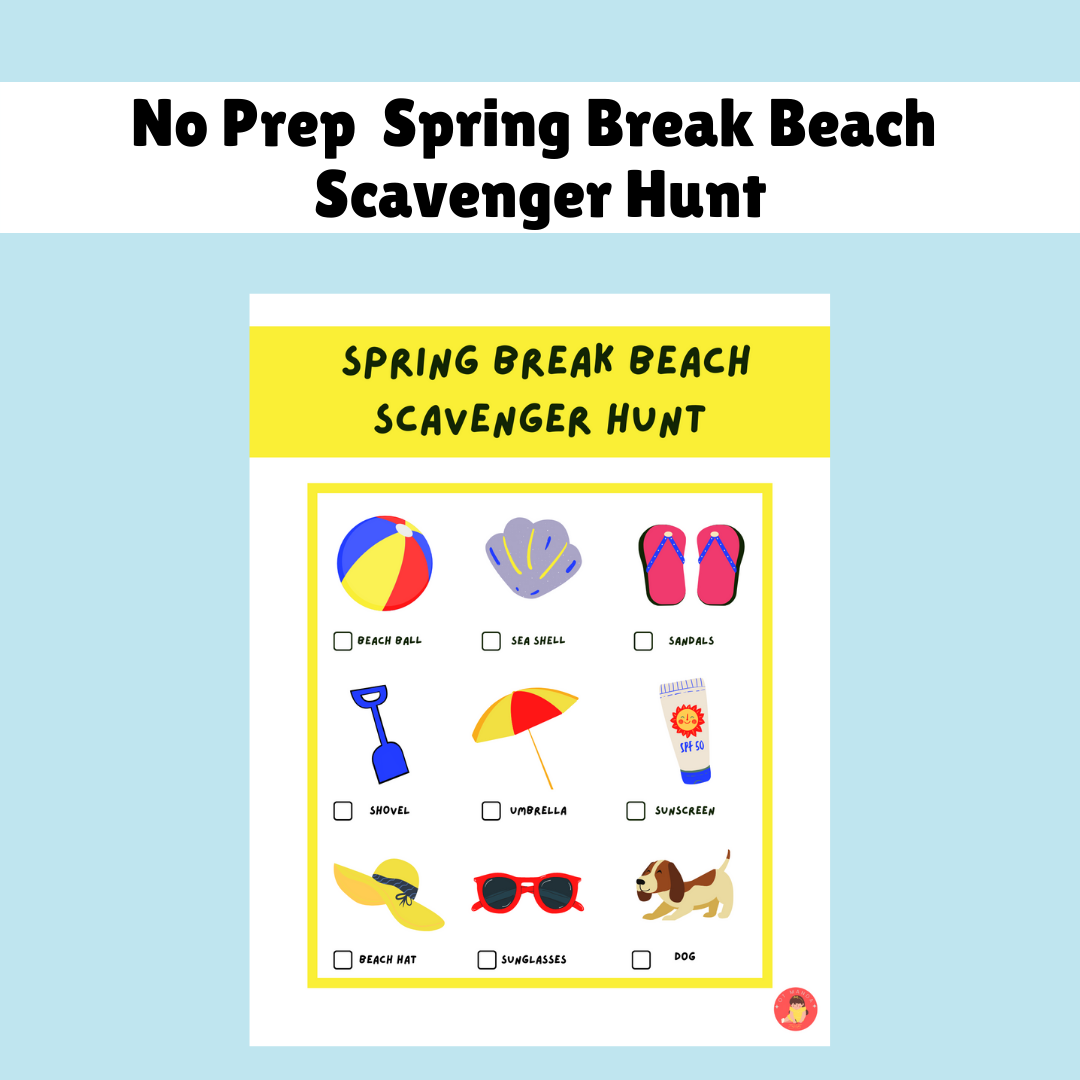 Spring Break Activity | Spring Break Fill in the Blanks Game - Amped Up ...