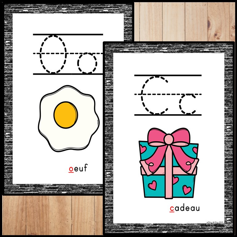 FRENCH Alphabet Posters | Affiches d’alphabet