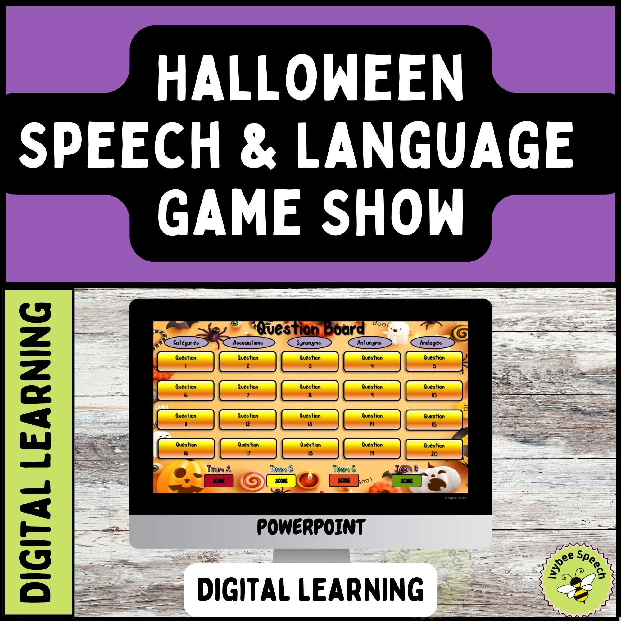 Halloween Categories Associations Synonyms Antonyms Analogies ...