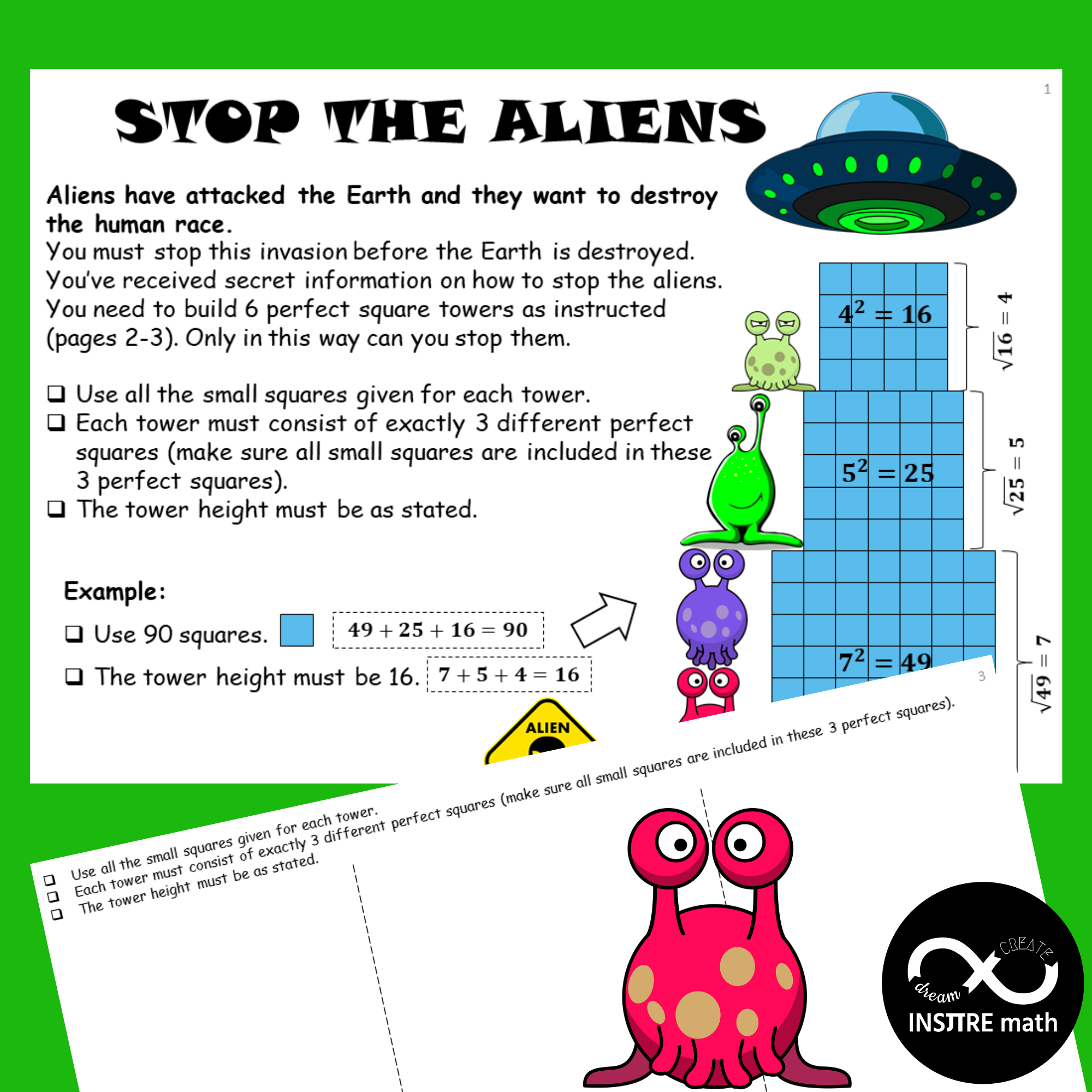 Math SPEED SQUARES!!! - Amped Up Learning